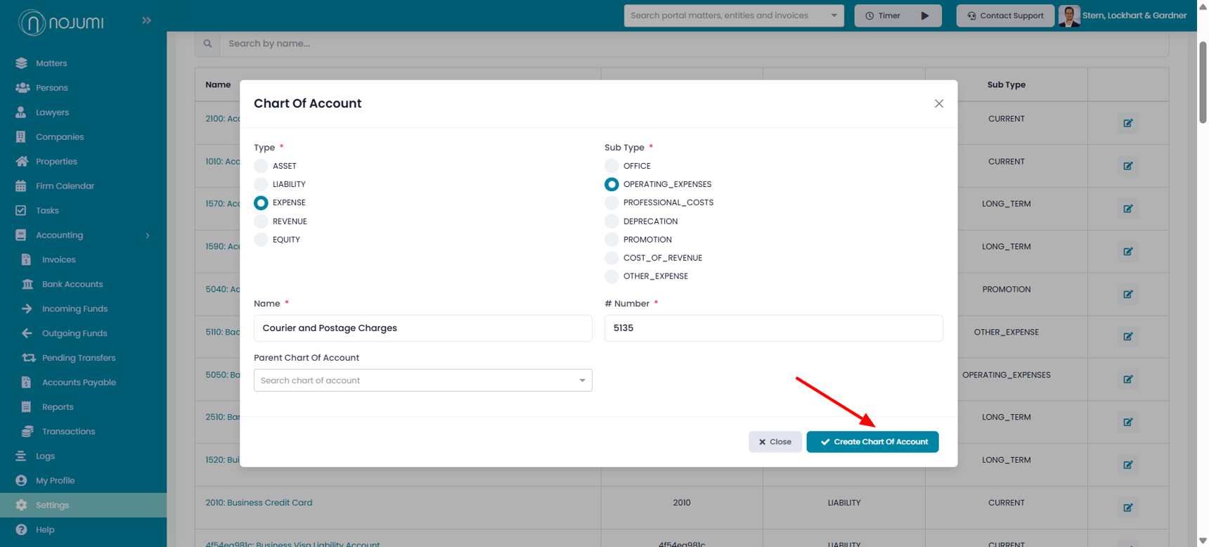 How to make changes to the Chart of Accounts