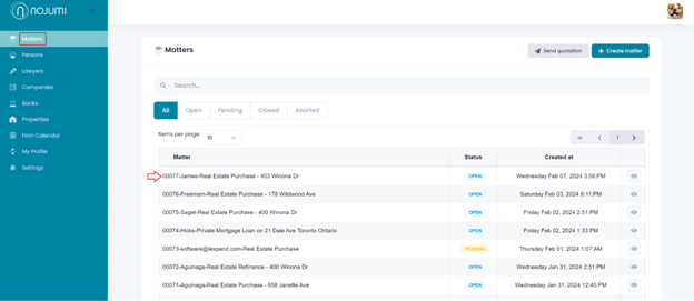 Ordering Title Insurance with FCT on Nojumi